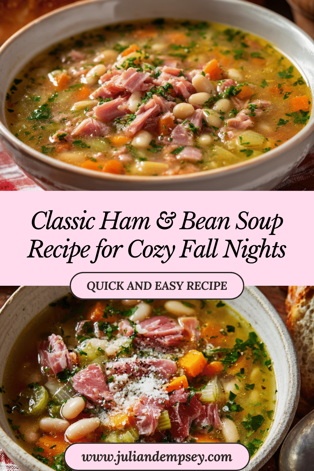 Ham & Bean Soup: Hearty Comfort in Every Spoonful
