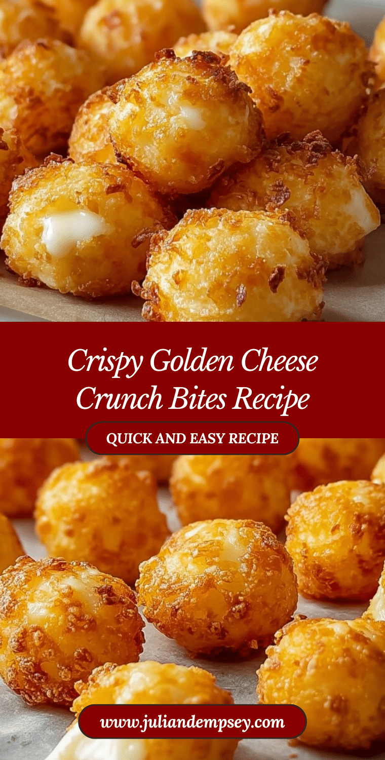 Golden Cheese Crunch Bites: Irresistible Cheesy Snack Recipe